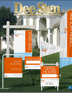 Dee Sign 800-Dee-SIGN real estate signs yard signs open house signs ...