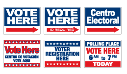 Authentic Election Day Yard Signs for Sale | Dee Sign | Dee Sign®